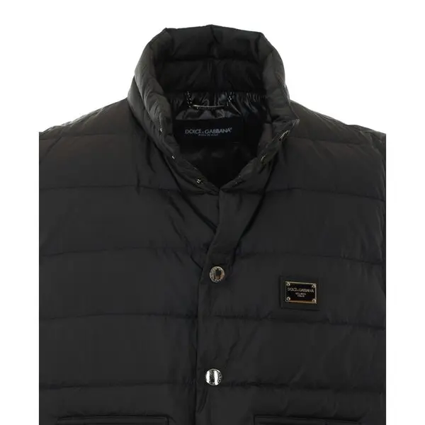 Dolce & Gabbana Logo Plaque Down Vest