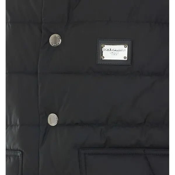 Dolce & Gabbana Logo Plaque Down Vest
