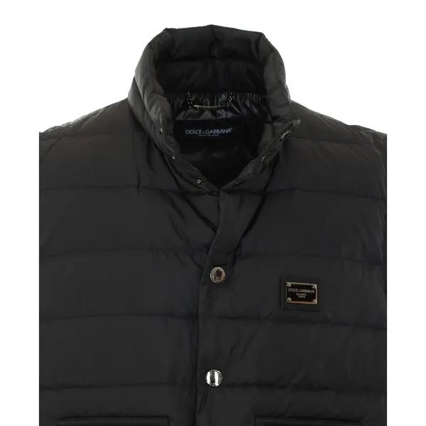 Dolce & Gabbana Logo Plaque Down Vest