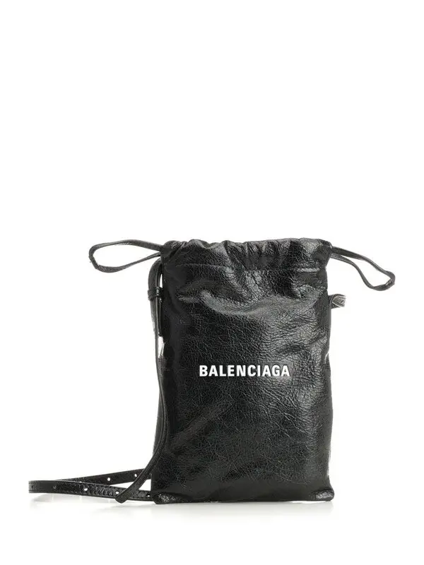 Balenciaga Shopper Phone Holder - Black