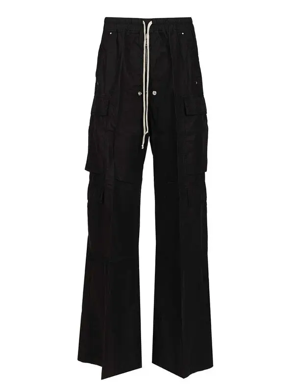 Rick Owens Jumbo Double Cargo Pants - Black