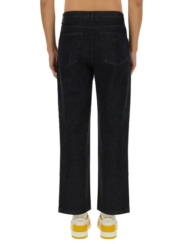 Fendi Long Jeans - Black