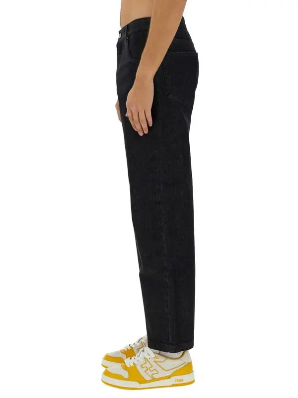 Fendi Long Jeans - Black