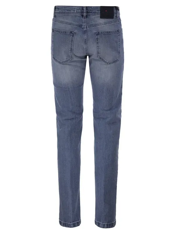 Kiton Five-pocket Stretch Denim Jeans