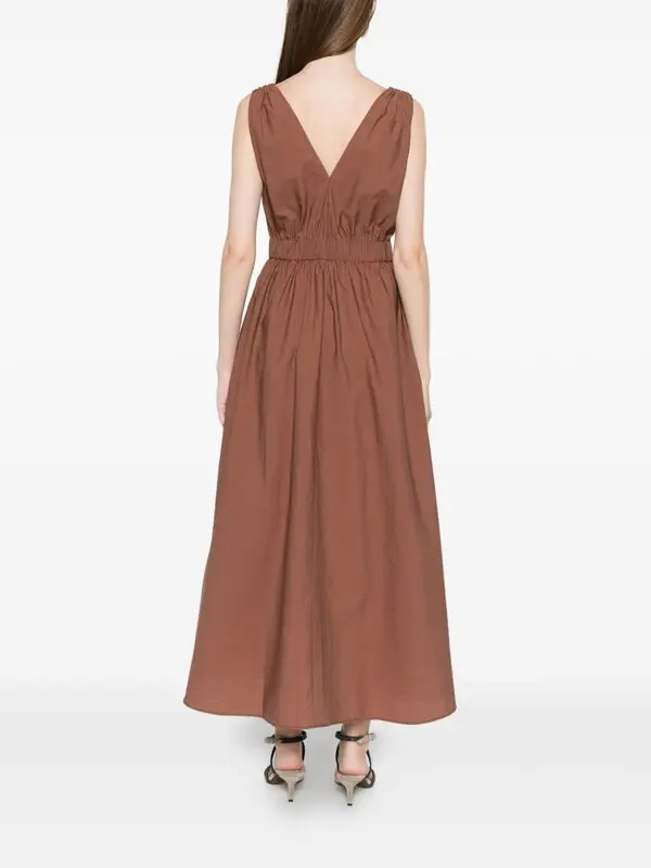 Brunello Cucinelli Cotton Long Dress - Multicolor