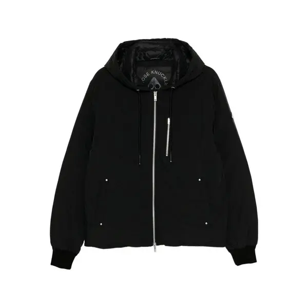 Moose Knuckles Padded Down Jacket - Black