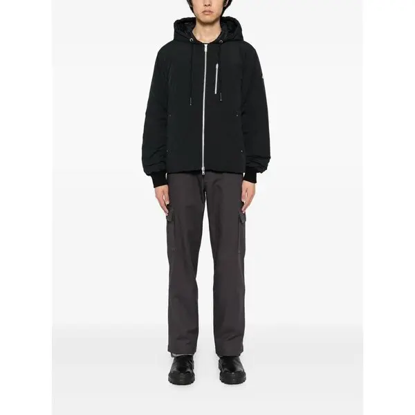 Moose Knuckles Padded Down Jacket - Black