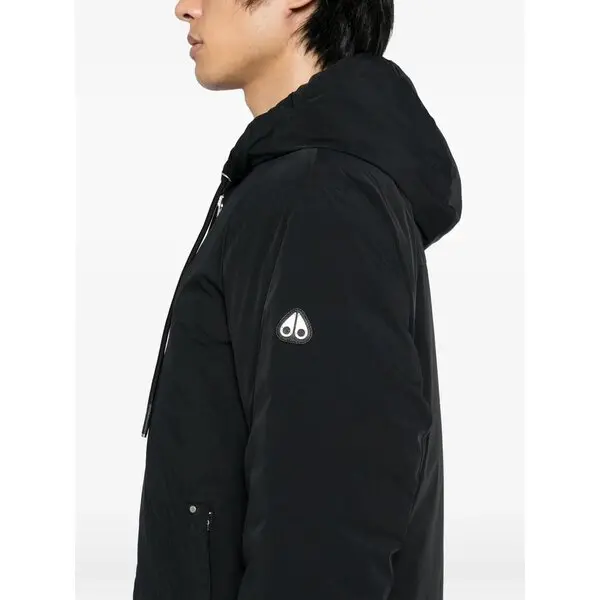 Moose Knuckles Padded Down Jacket - Black