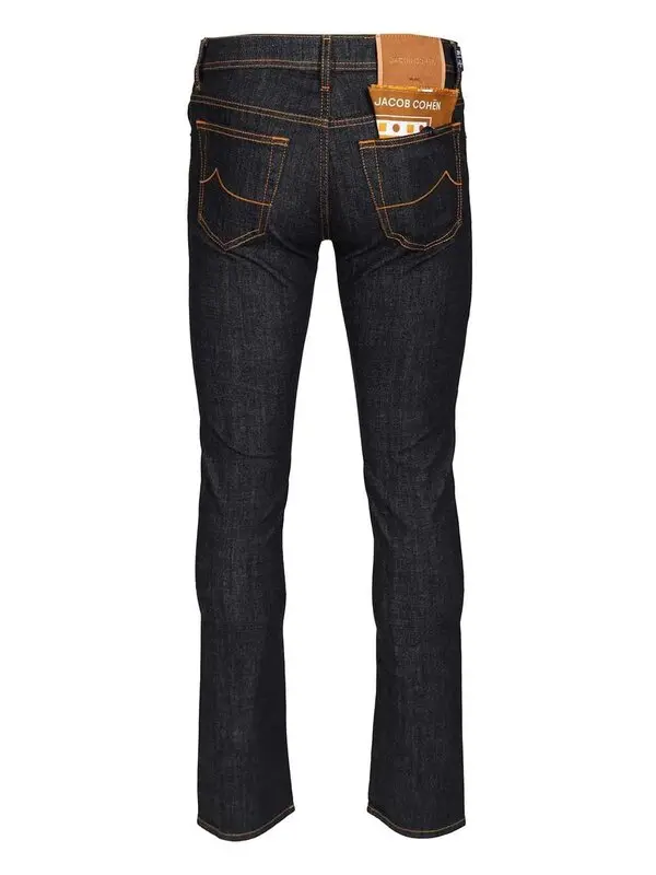 Jacob Cohen 5 Pkt Slim Fit Bard V1 11 Oz Blu Salpa Beige