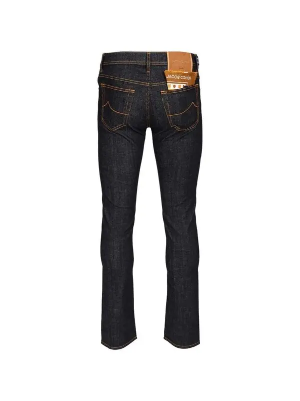 Jacob Cohen 5 Pkt Slim Fit Bard V1 11 Oz Blu Salpa Beige