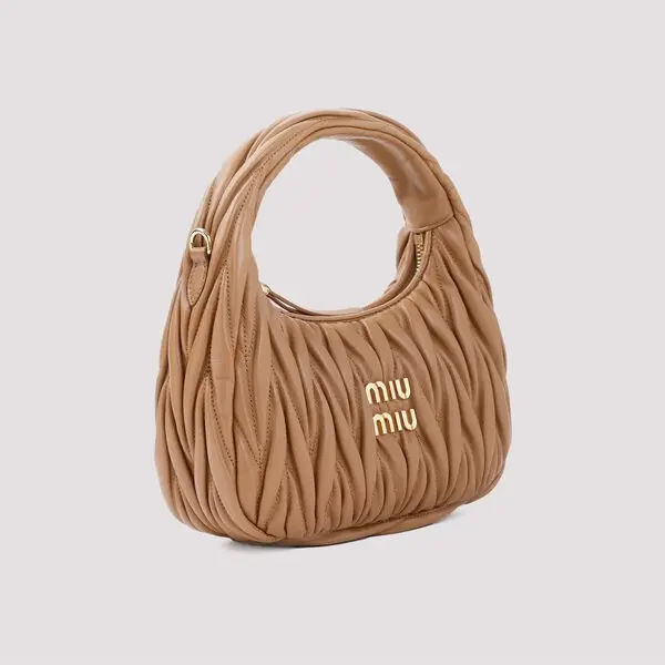 Miu Miu Small Wander Matelassé Hobo Bag - Multicolor