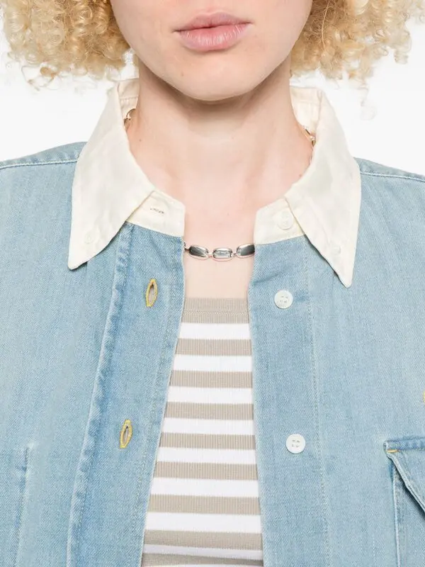 Miu Miu Denim Cotton Shirt