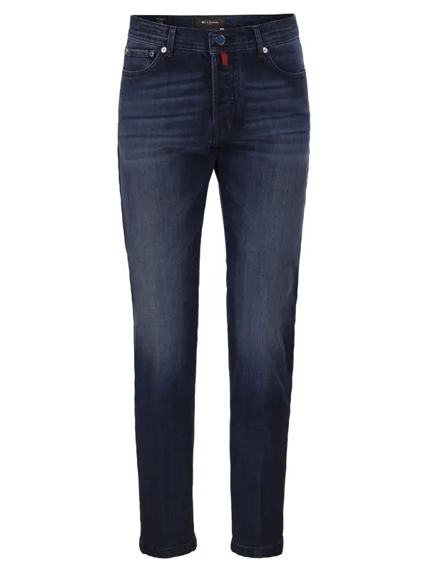 Kiton Five-pocket Stretch Denim Jeans
