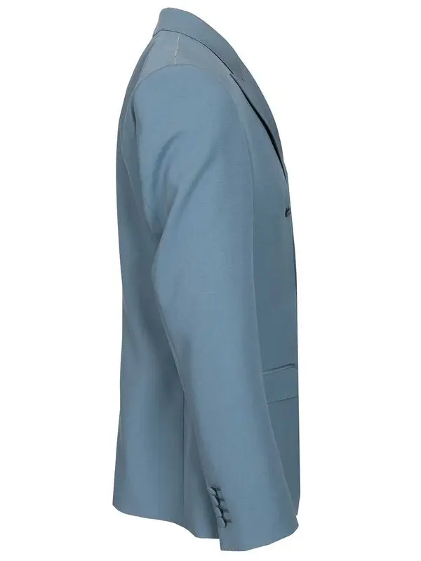 Dolce & Gabbana Double-breasted Wool Poplin Jacket