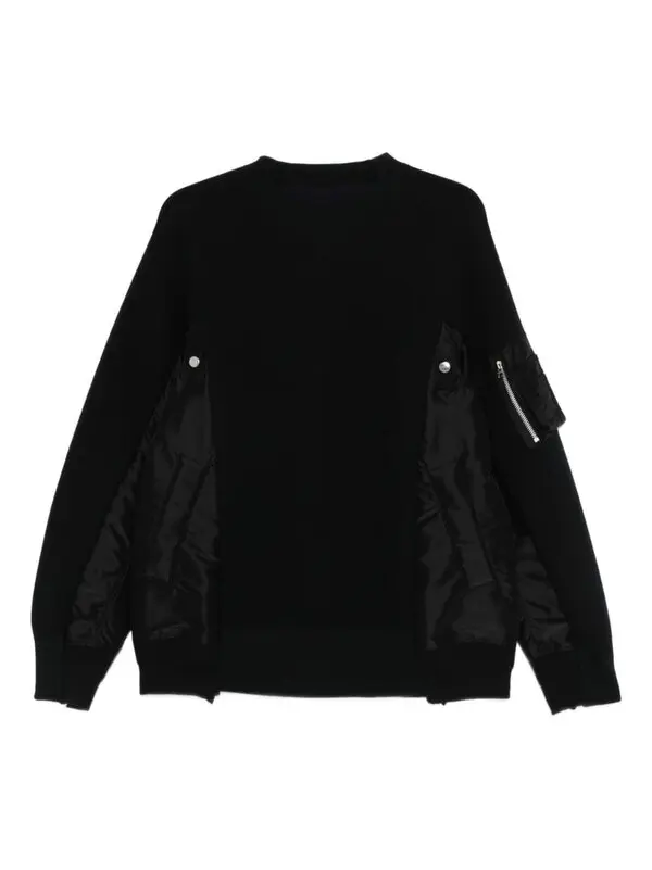 Sacai Cotton Blend Sweater - Multicolor