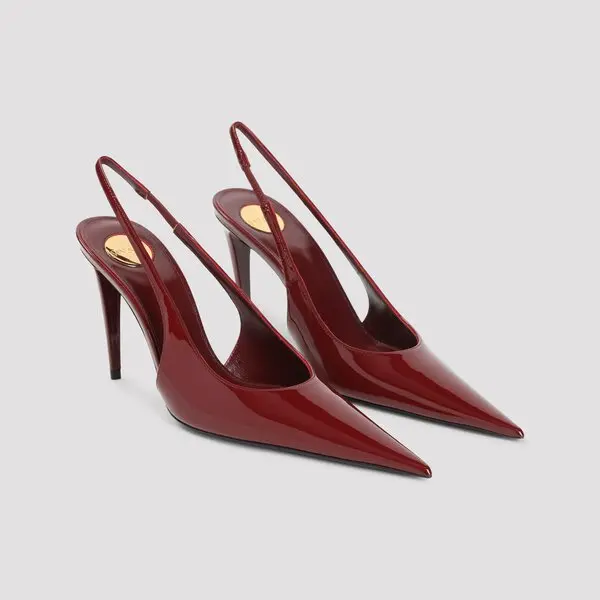 Saint Laurent Guermantes Pumps - Red
