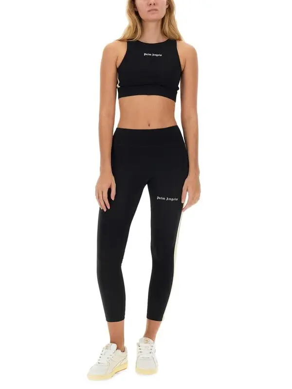 Palm Angels Logo Crop Top