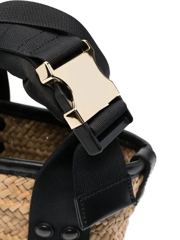 Sacai Rafia Bucket Bag