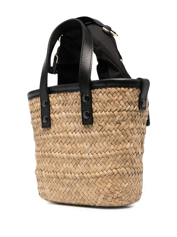 Sacai Rafia Bucket Bag