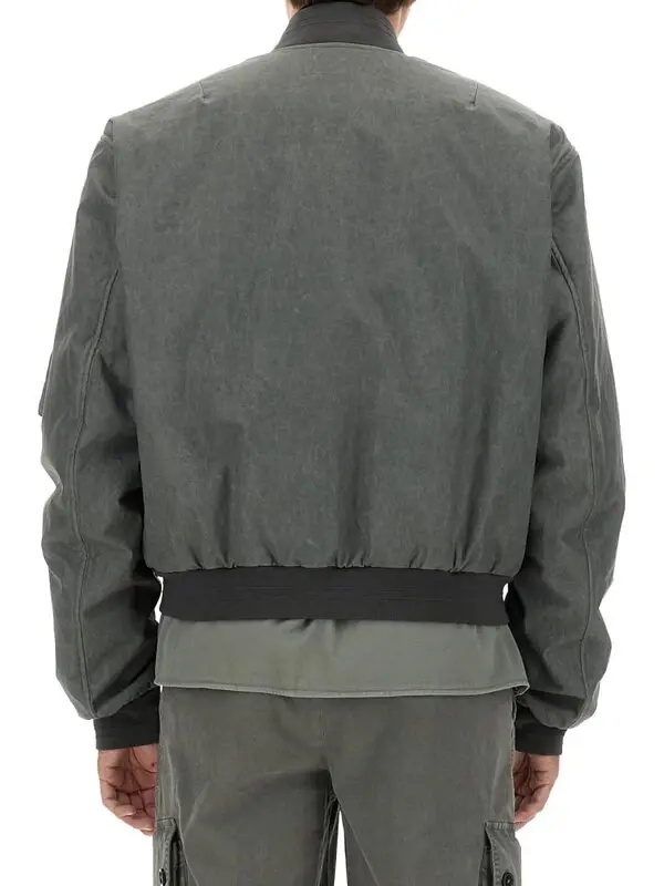 Dolce & Gabbana Oversized Bomber Jacket - Gray