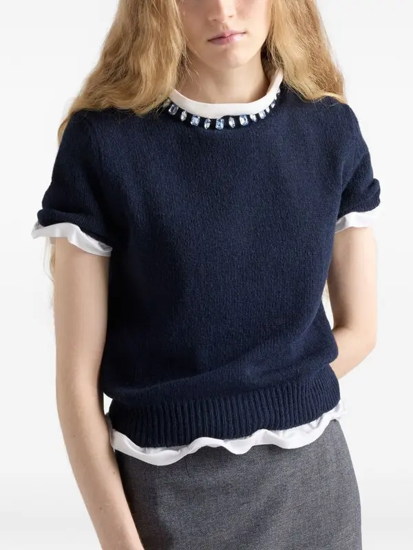 Prada Cashmere Crewneck Sweater