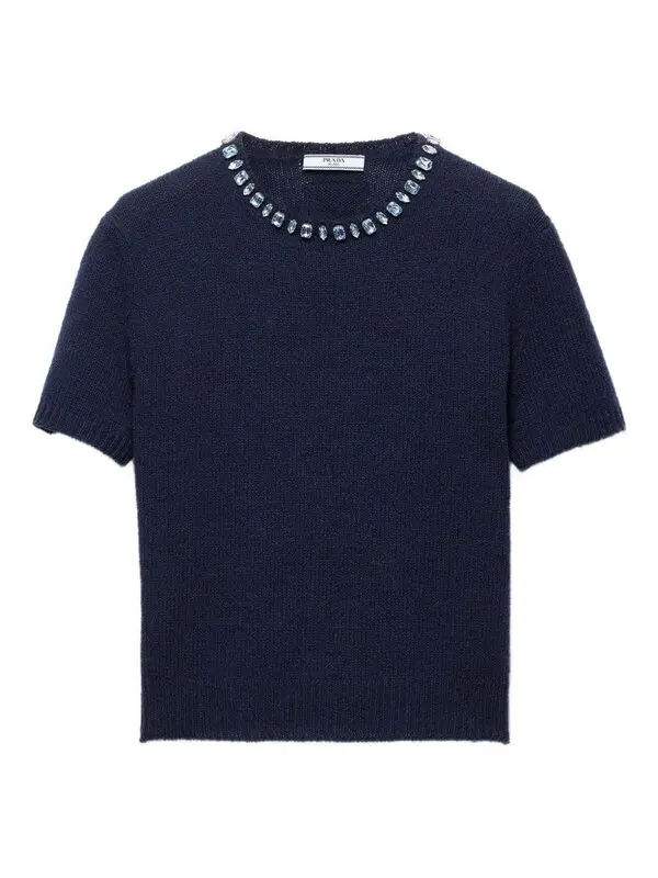 Prada Cashmere Crewneck Sweater - Multicolor
