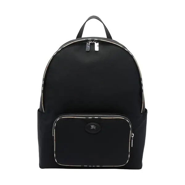 Burberry Backpack With Check Trim