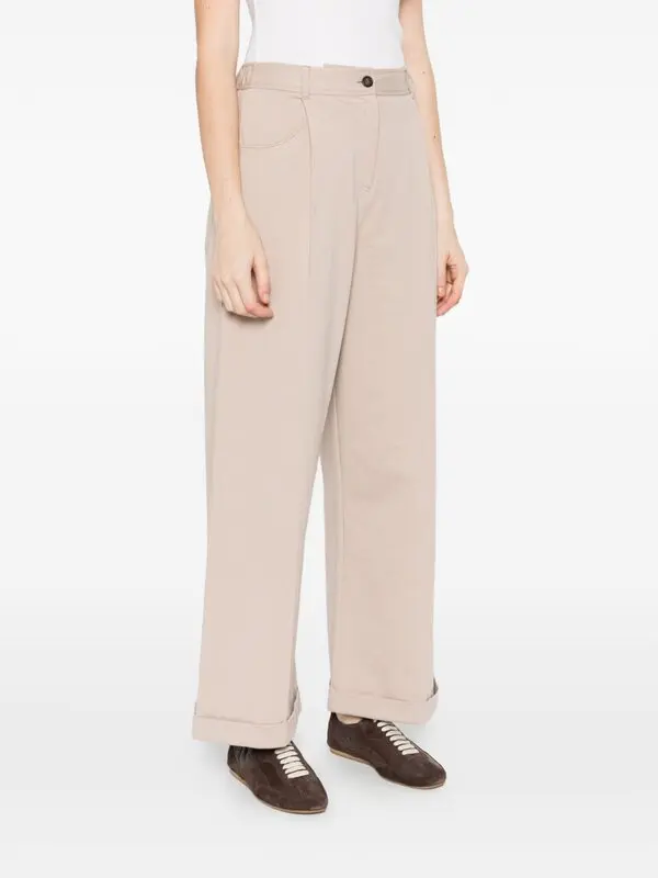 Brunello Cucinelli Cotton Trousers - Multicolor