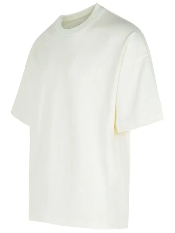 JIL SANDER Ivory Cotton T-shirt