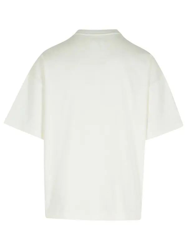 JIL SANDER Ivory Cotton T-shirt