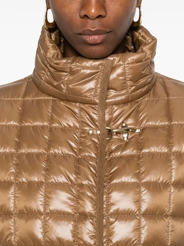 FAY Nylon Quilted Cape - Multicolor