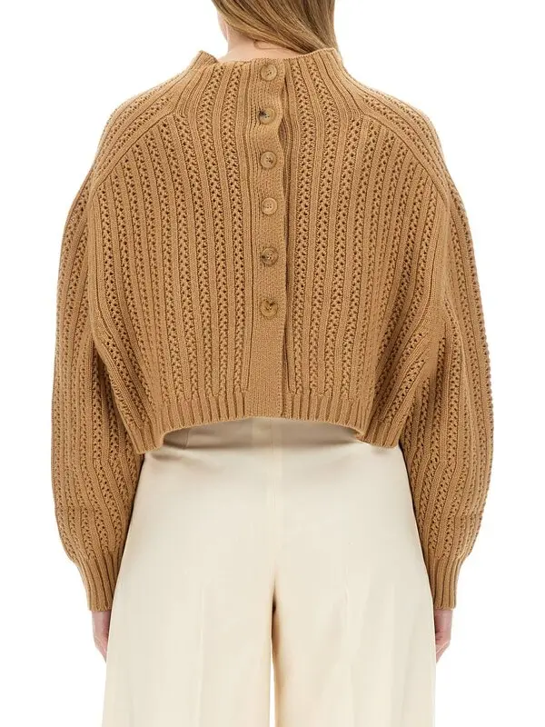 Max Mara Hodeida Cashmere And Wool Jersey - Cream