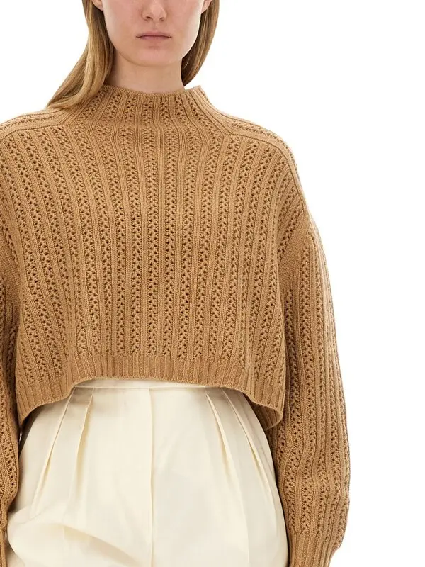 Max Mara Hodeida Cashmere And Wool Jersey - Cream
