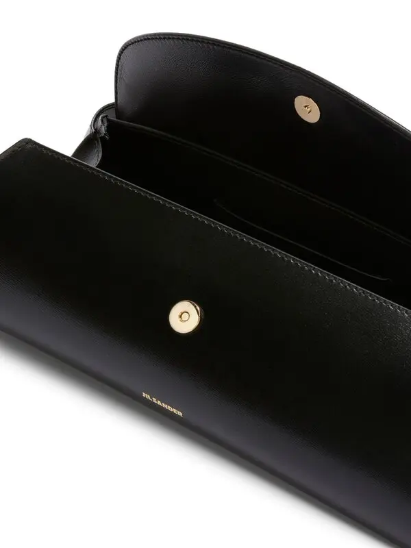 JIL SANDER Cannolo Small Leather Shoulder Bag