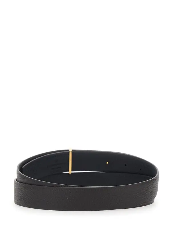 TOM FORD Hammered Leather Belt