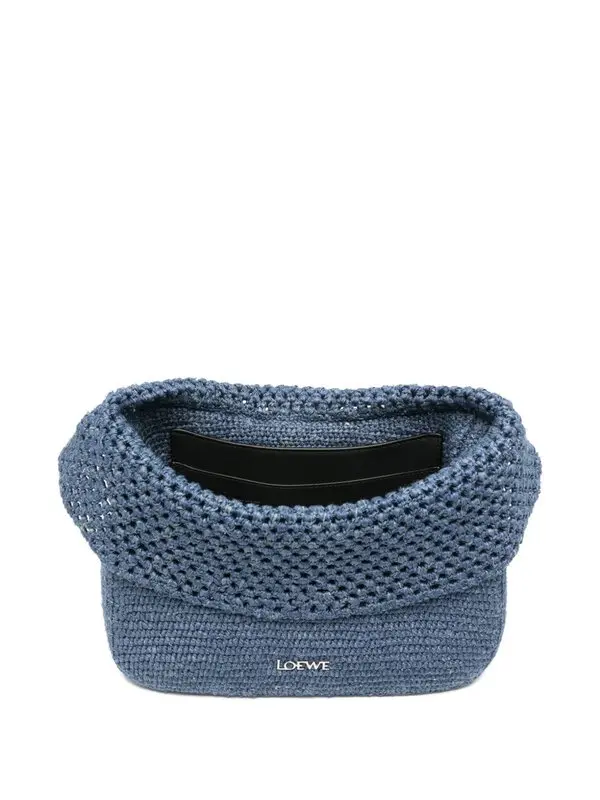 Loewe Ola Crochet Medium Shoulder Bag - Multicolor