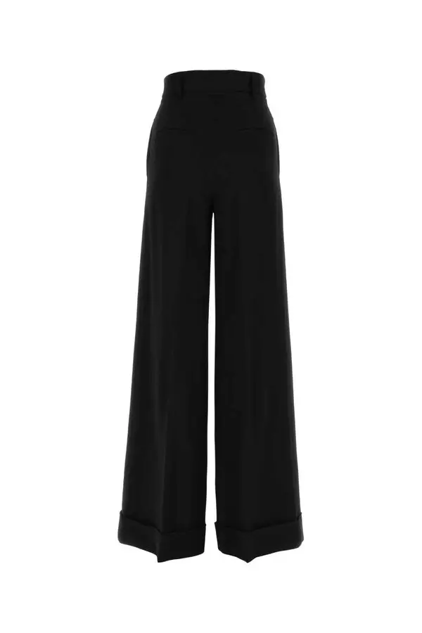 Moschino Crepe Wide-leg Pant