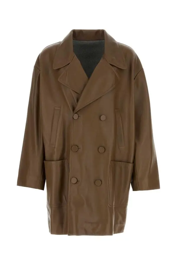 Fendi Nappa Leather Coat