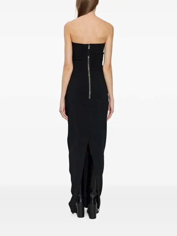 Rick Owens Strapless Cutout Maxi Dress