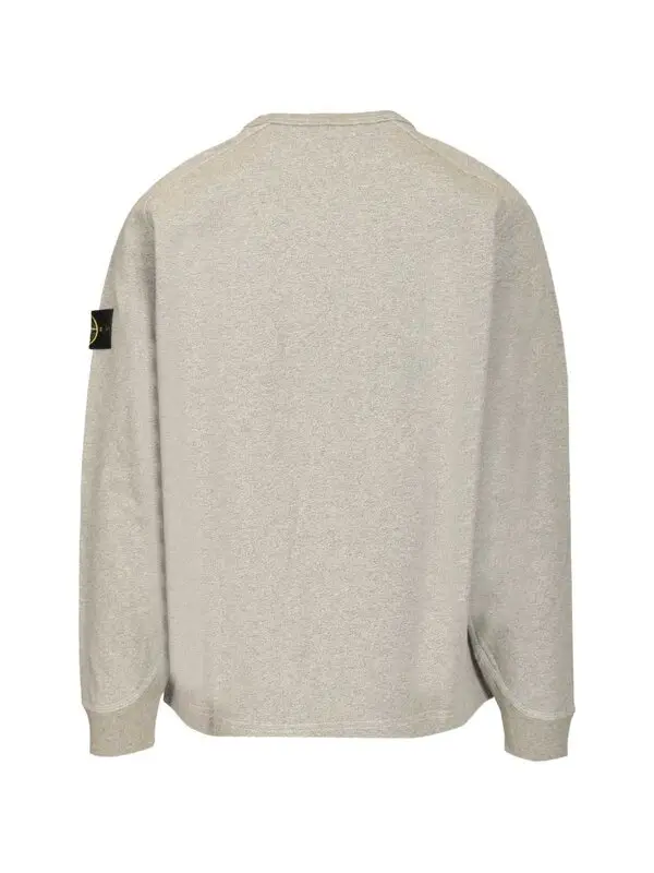 Stone Island Grey Melange Sweatshirt