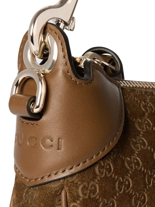 Gucci B Small Leather Shoulder Bag