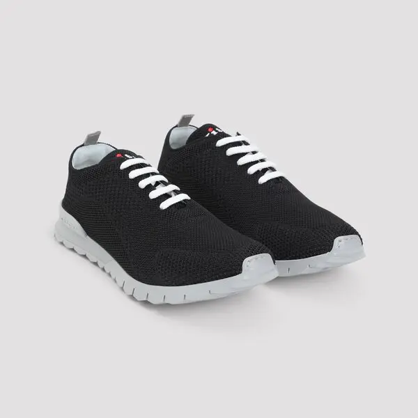 Kiton Lightweight Knit Sneakers - Black