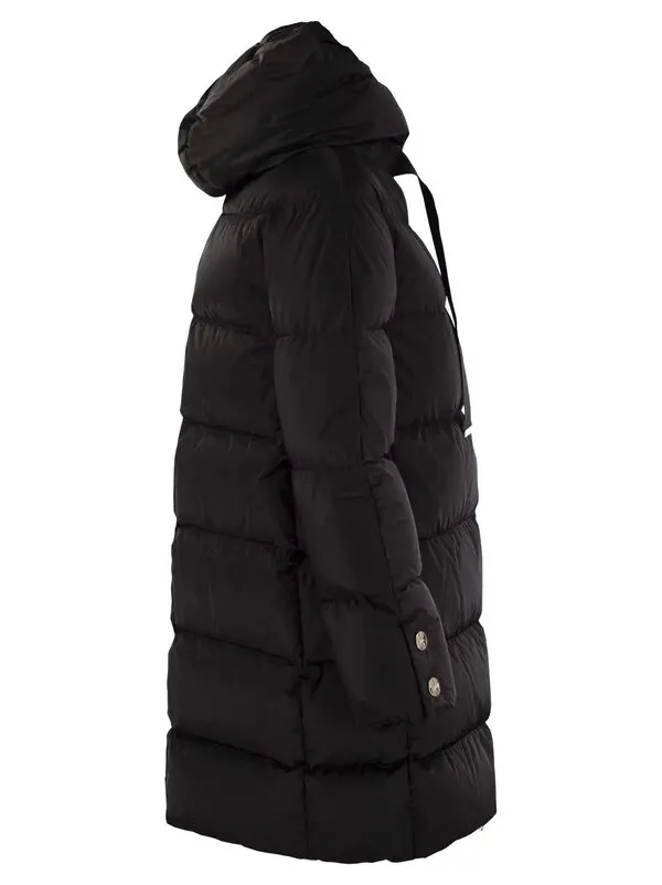 Herno A-shape Down Jacket With Hood - Black
