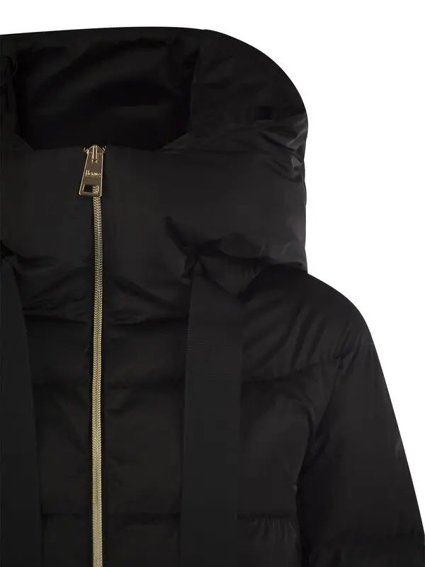 Herno A-shape Down Jacket With Hood - Black