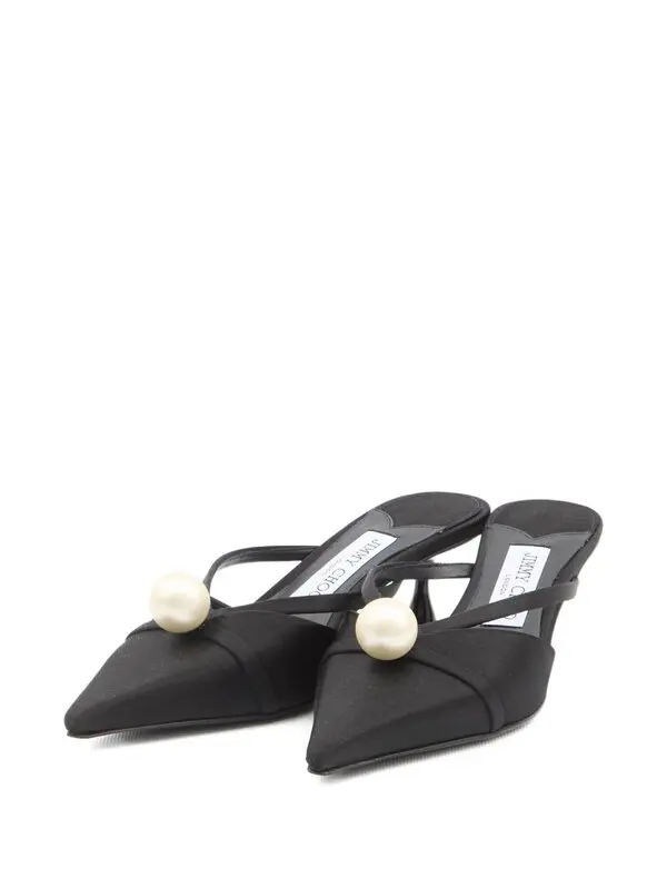 JIMMY CHOO Sana Leather Mules
