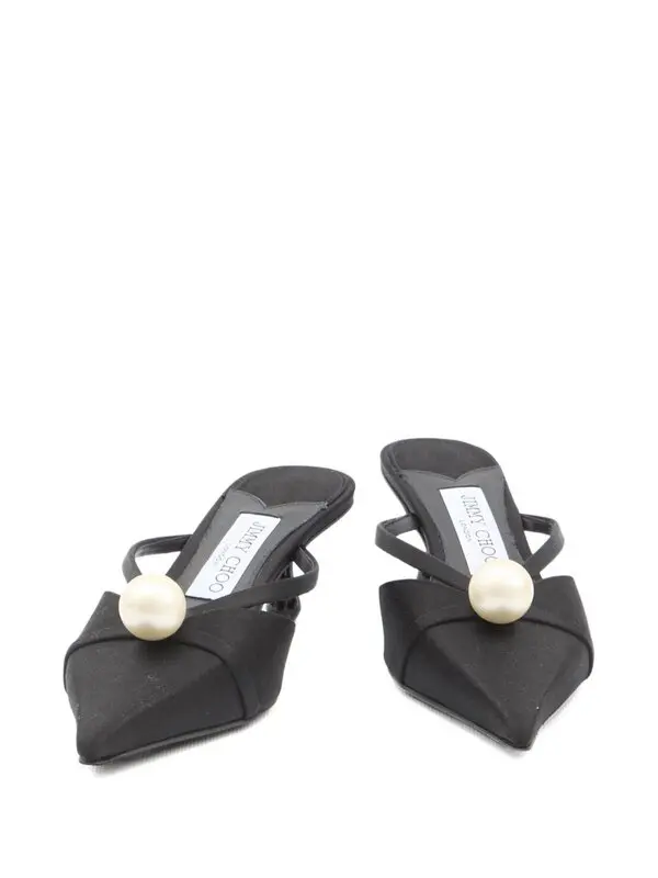 JIMMY CHOO Sana Leather Mules