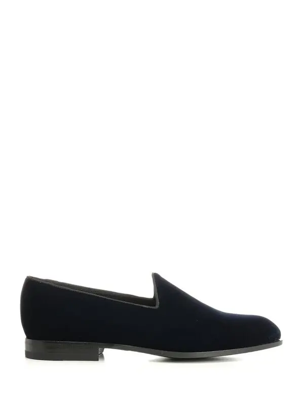 Tagliatore Velvet Moccasin - Blue