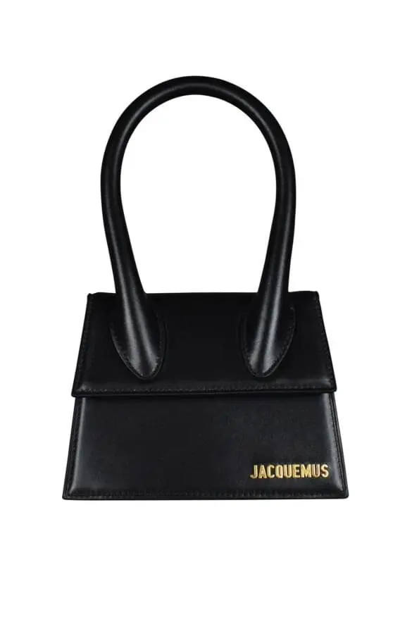 Jacquemus Le Chiquito Moyen Leather Bag - Black