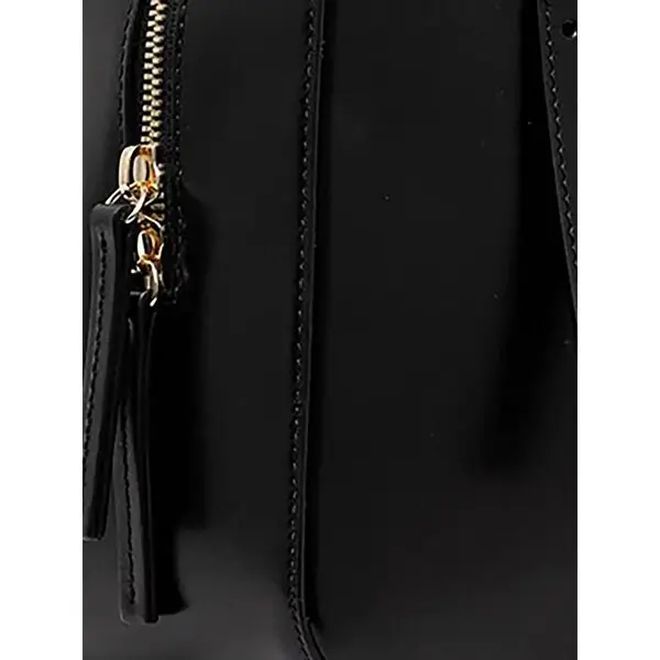 A.p.c. Calf Leather Shoulder Bag - Black