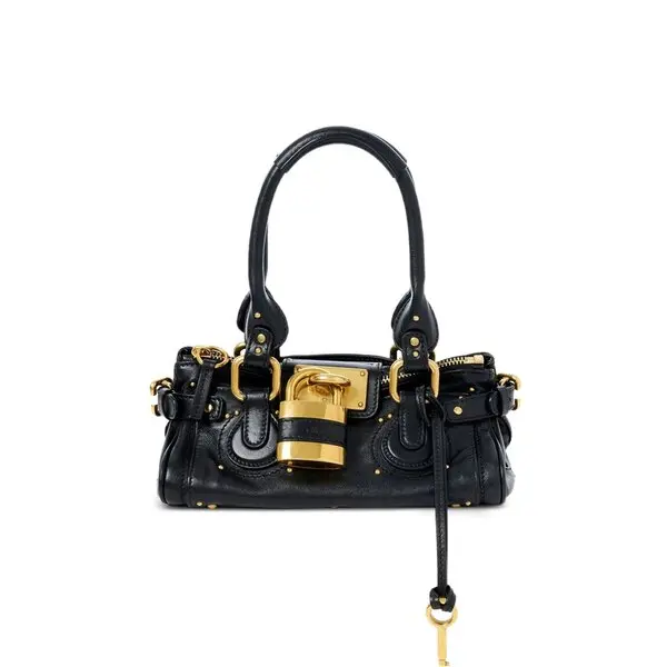 Chloé Leather Shoulder Bag - Black